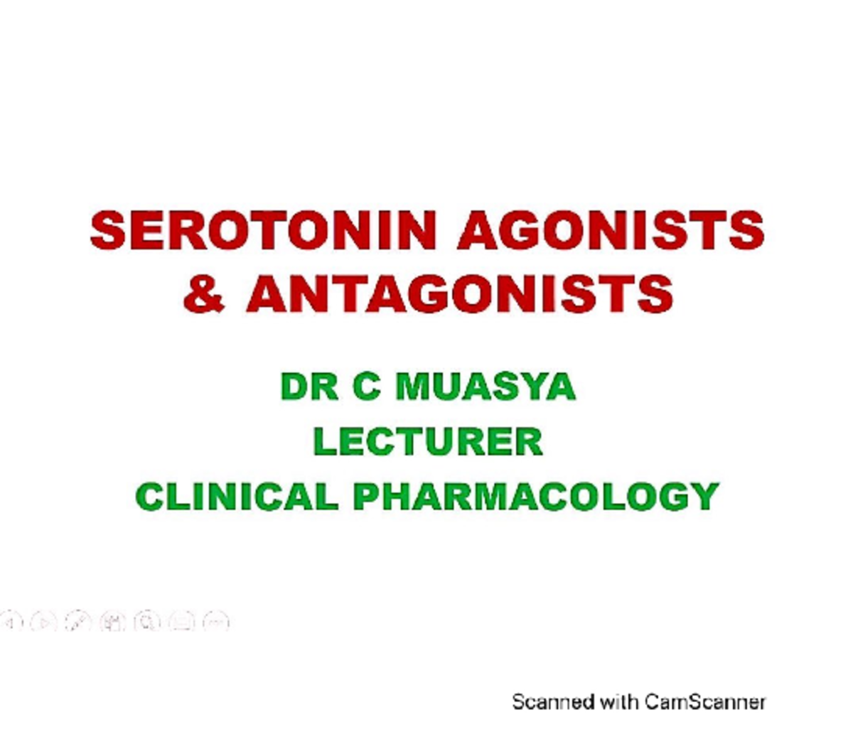 3. Serotonin Agonists and Antagonists: Clinical Pharmacology Notes ...