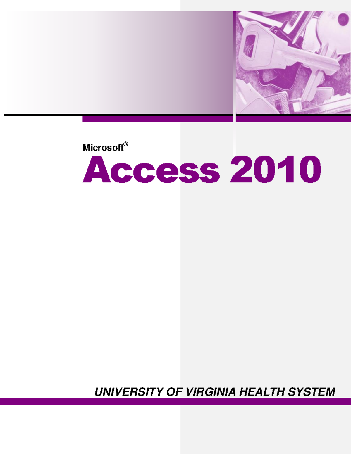 Microsoft Access 2010 Overview and Features Guide - Studocu