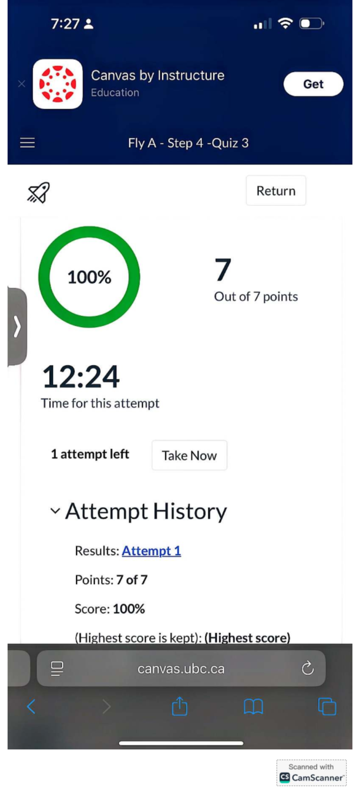 Atsc 113: Fly A Step 4 Quiz 3 Results and Feedback - Studocu