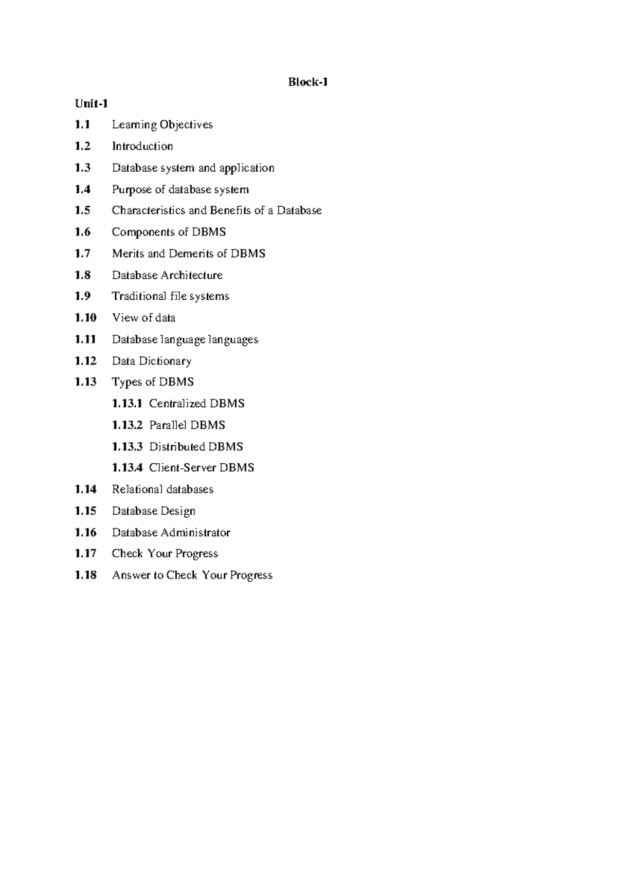 Introduction to DBMS: Key Concepts and Components - Studocu