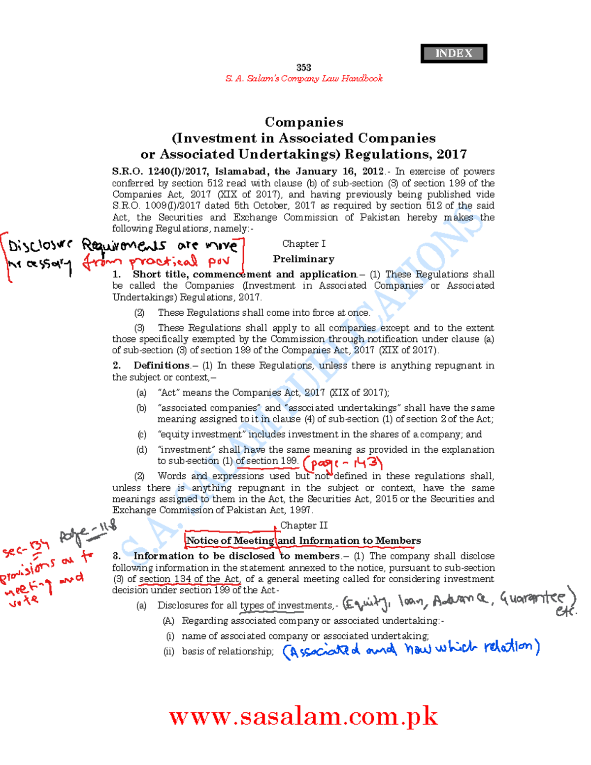 Companies (Investment in Associated Companies) Regulations, 2017 - CCG ...