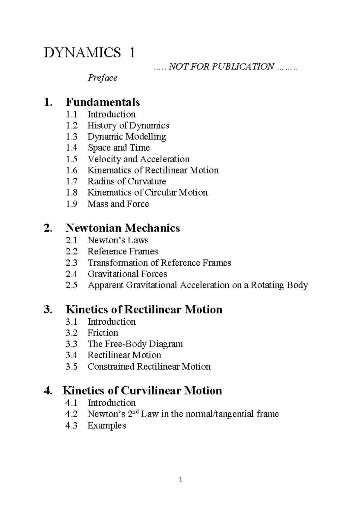 Dynamics 1 Complete Lecture Notes - University of Glasgow - Studocu