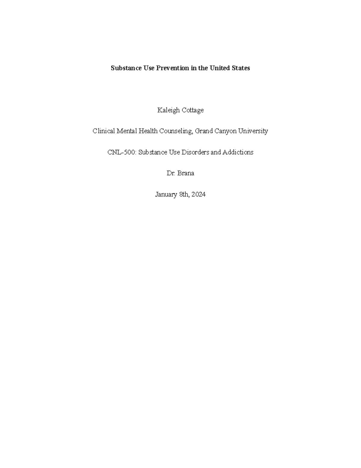 Substance Use Prevention Programs: DARE & ATLAS Overview - KC - Studocu