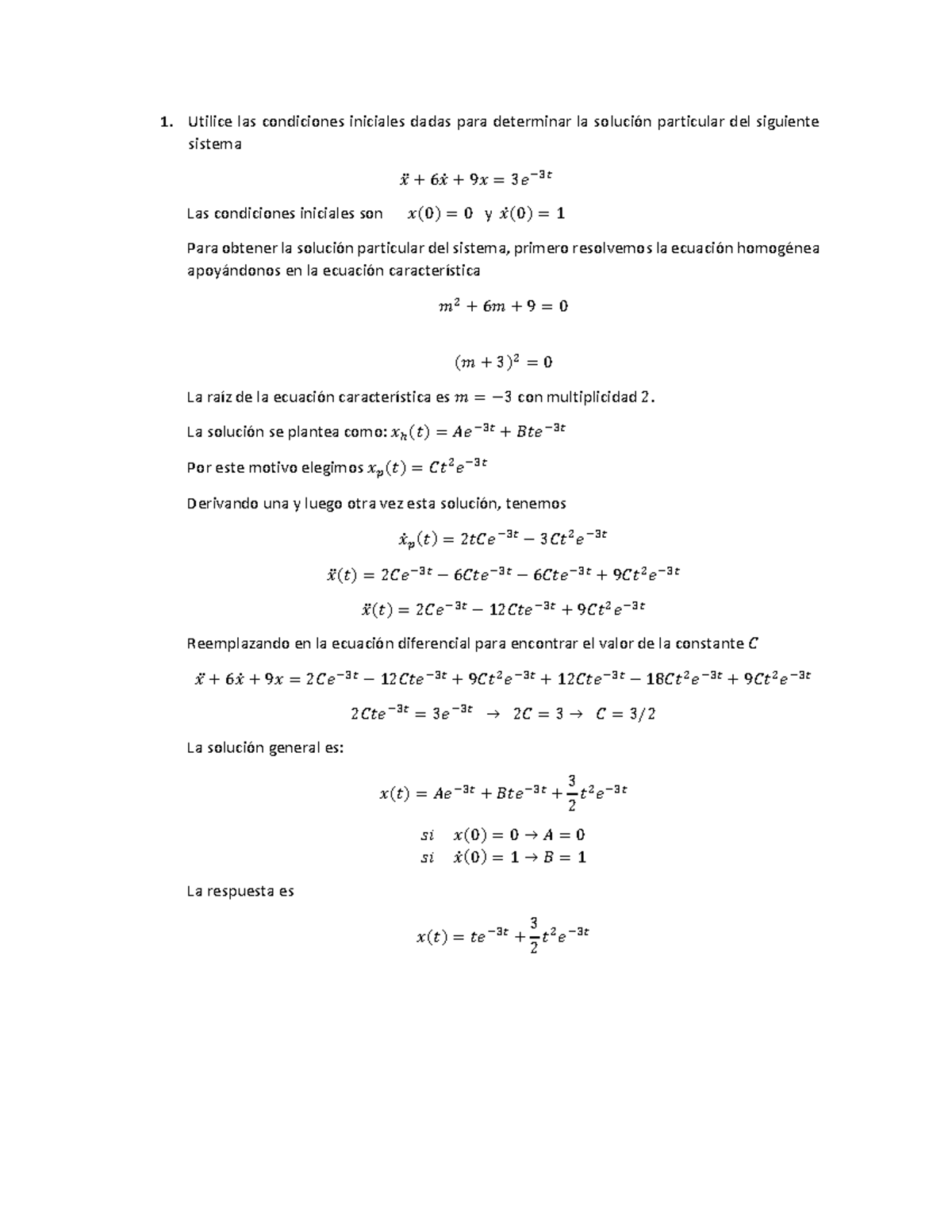 Examen de Matemáticas Avanzadas: Soluciones y Ejercicios (MAT-101) - Studocu