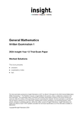 General Maths Unit 3 and 4 - Grade: 12 - Victorian Certificate of ...