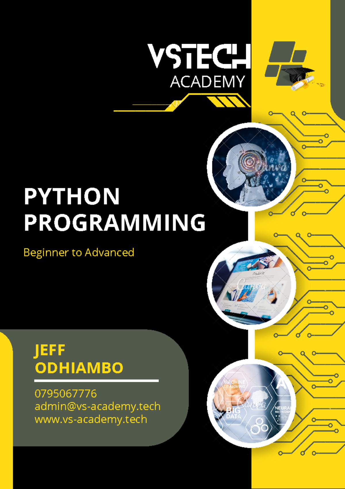 Python Curriculum - VSTECH ACADEMY 0795067776 admin@vs-academy vs ...