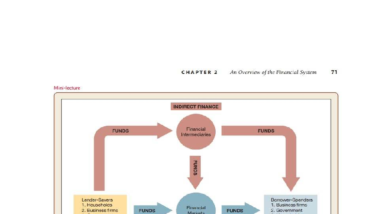 CHAPTER 2: Overview of the Financial System - Indirect & Direct Finance ...