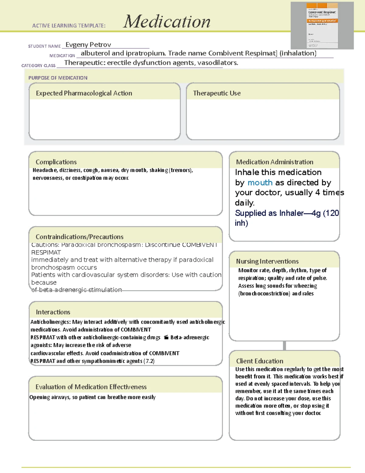 Basic Concept Tasks for Assistive Personnel - Active Learning Template ...