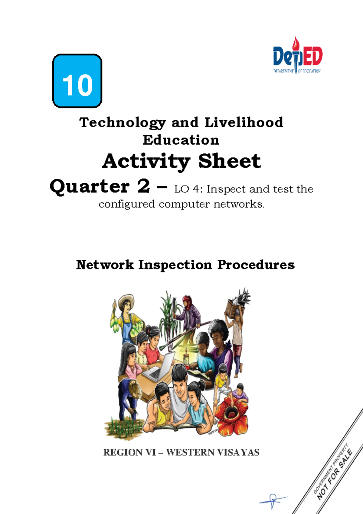 TLE-CSS 10 Learning Activity Sheet: Network Inspection Procedures - Studocu