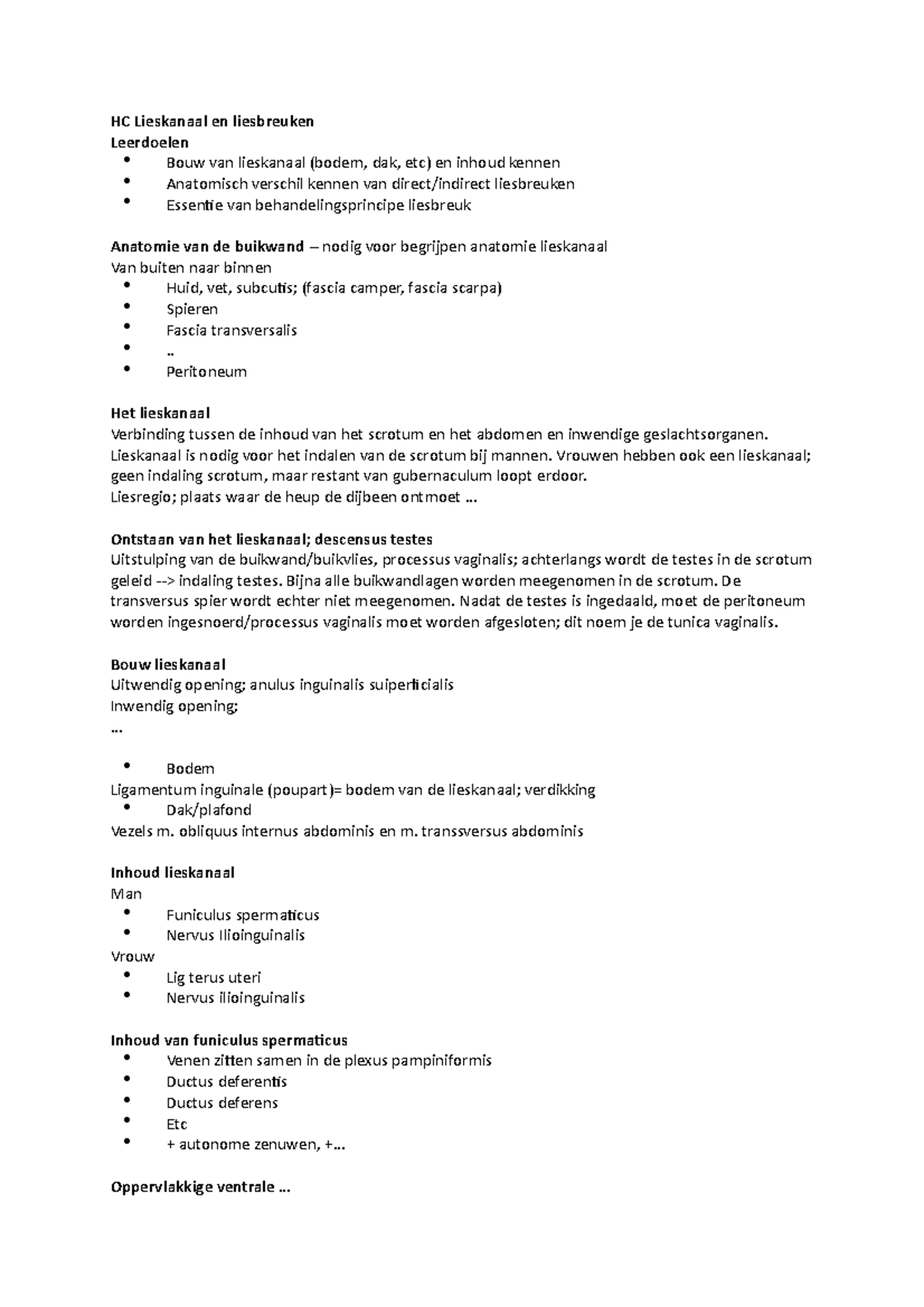 HC Lieskanaal en Liesbreuken: Anatomie, Diagnose & Behandeling ...