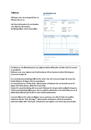 SIS-mall - Instruktioner ¨ - 1 (8) SIS-standard för affärsdokument SIS ...