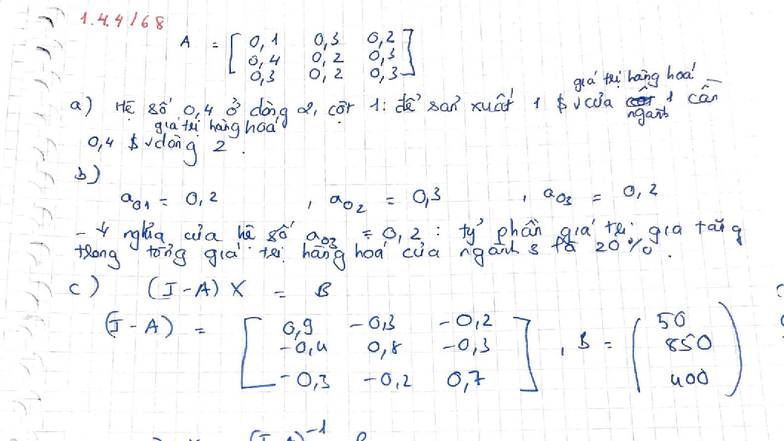 Baitapbuoi 3 - Toán Cao Cấp (Advanced Mathematics) - Studocu