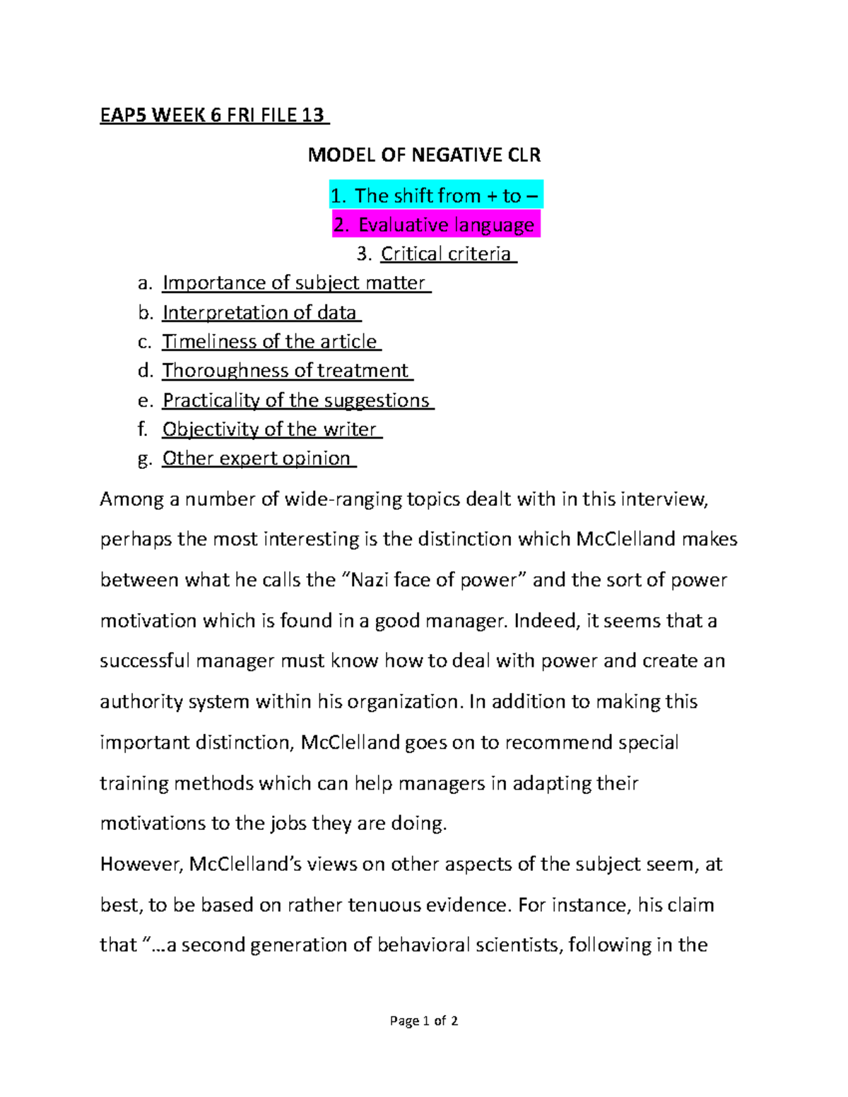 EAP5 Week 6 Fri File 13 Student's worksheet - EAP5 WEEK 6 FRI FILE 13 ...