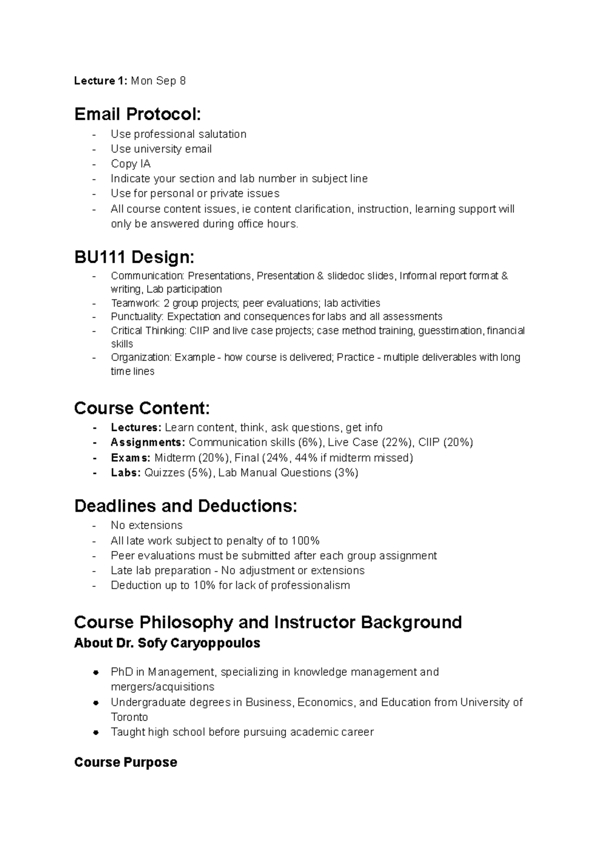 Midterm Study Guide for BU111: Key Success Factors & Analysis - Studocu