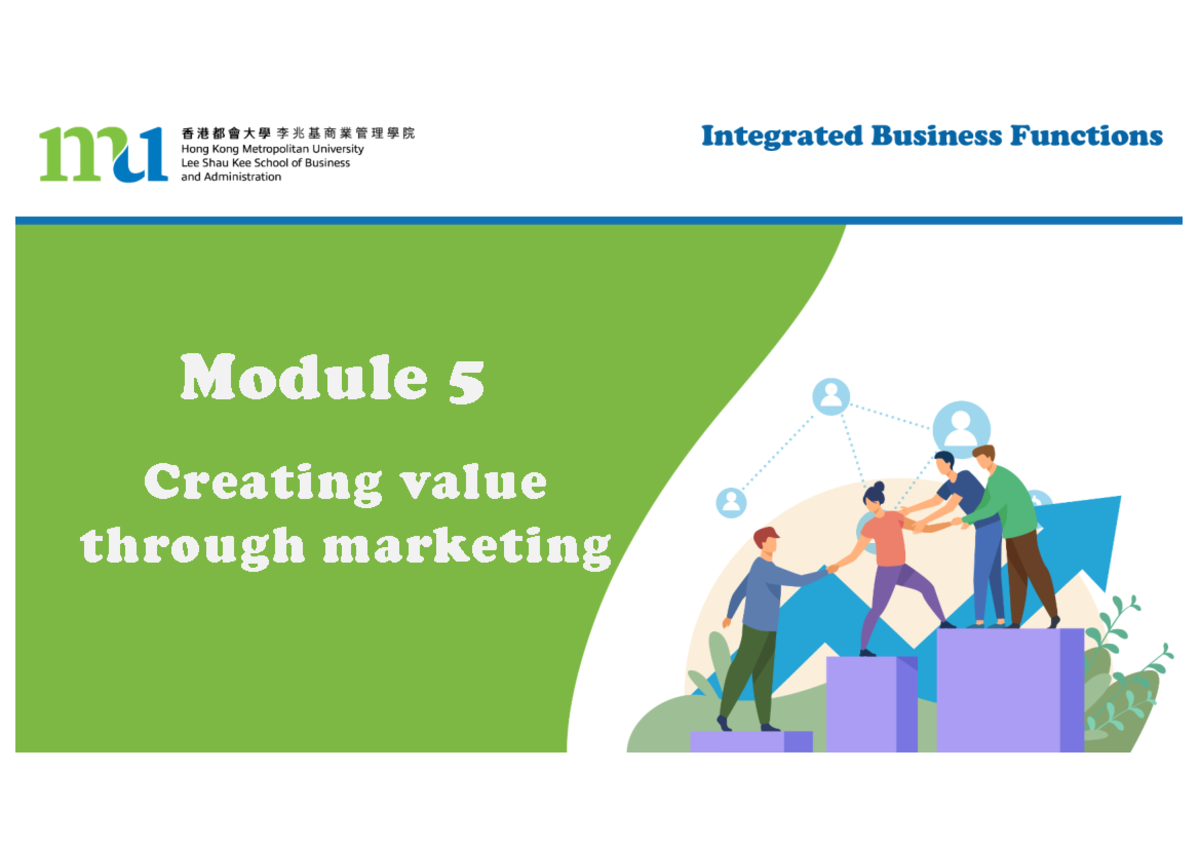 Module 5: Creating Value Through Marketing - Consumer Behavior Insights ...