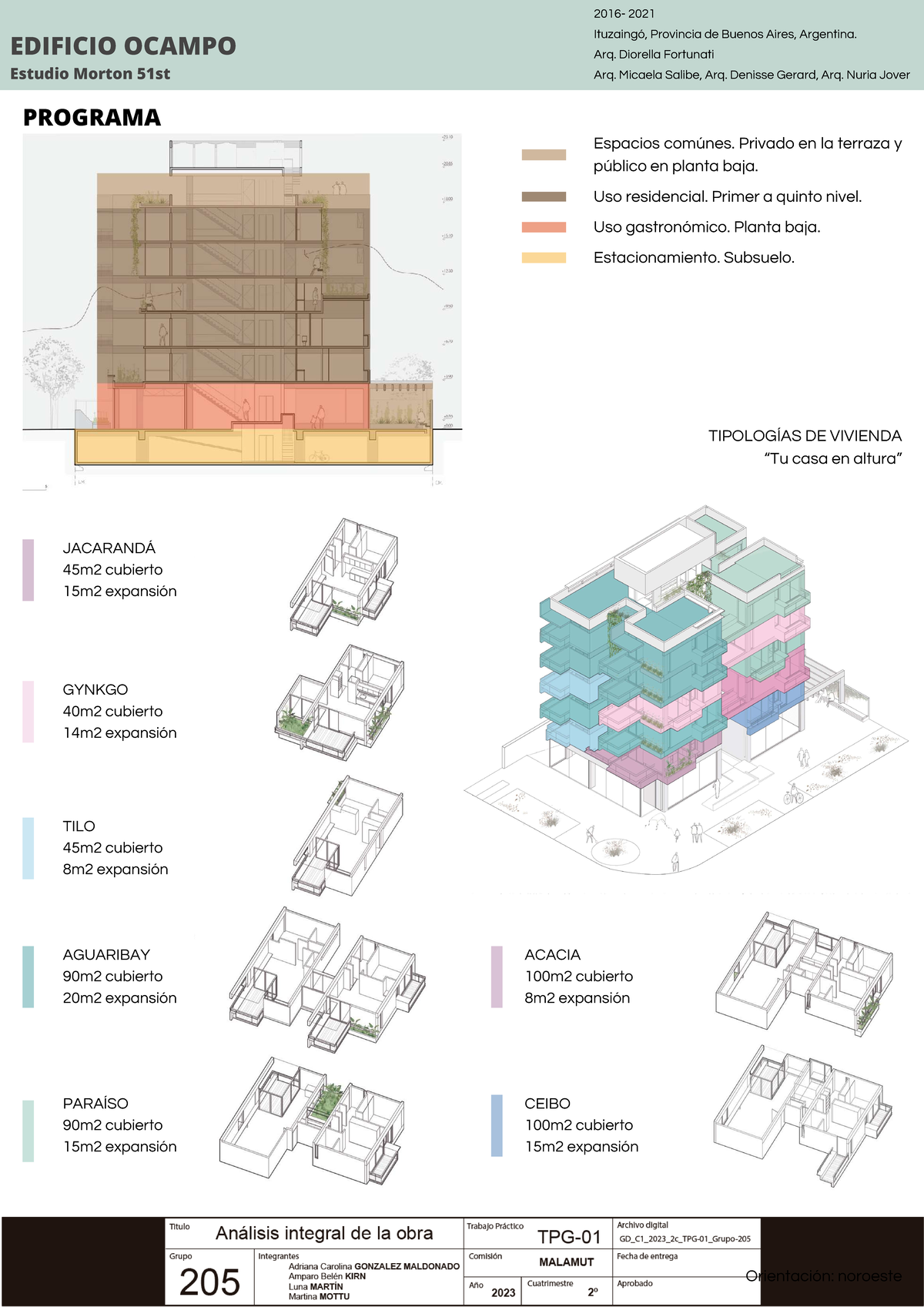 GD C1 2023 2c TPG-01 Grupo-205: Edificio Ocampo - Proyecto ...