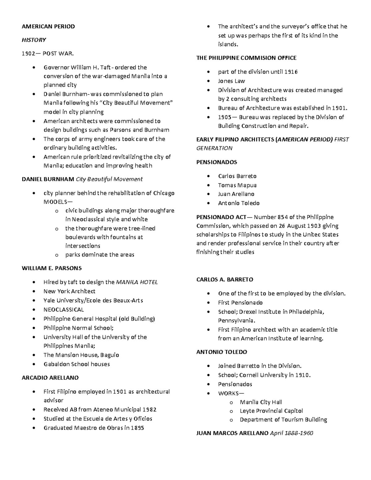 American- Period - sss - AMERICAN PERIOD HISTORY 1902 — POST WAR ...