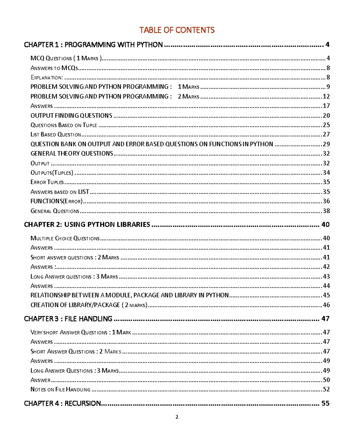 083 - XII - CS - Question Bank: Python Programming & MCQs - Studocu