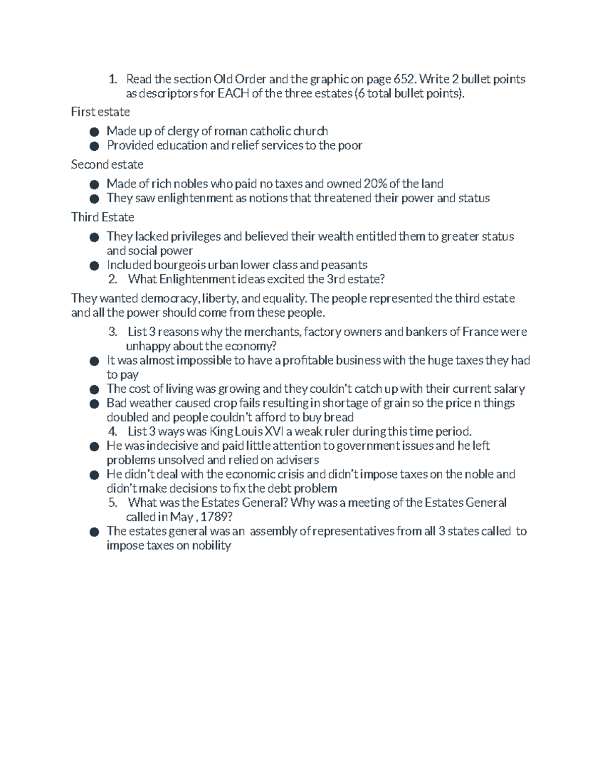 The French Revolution Begins: Key Insights on Estates & Enlightenment ...
