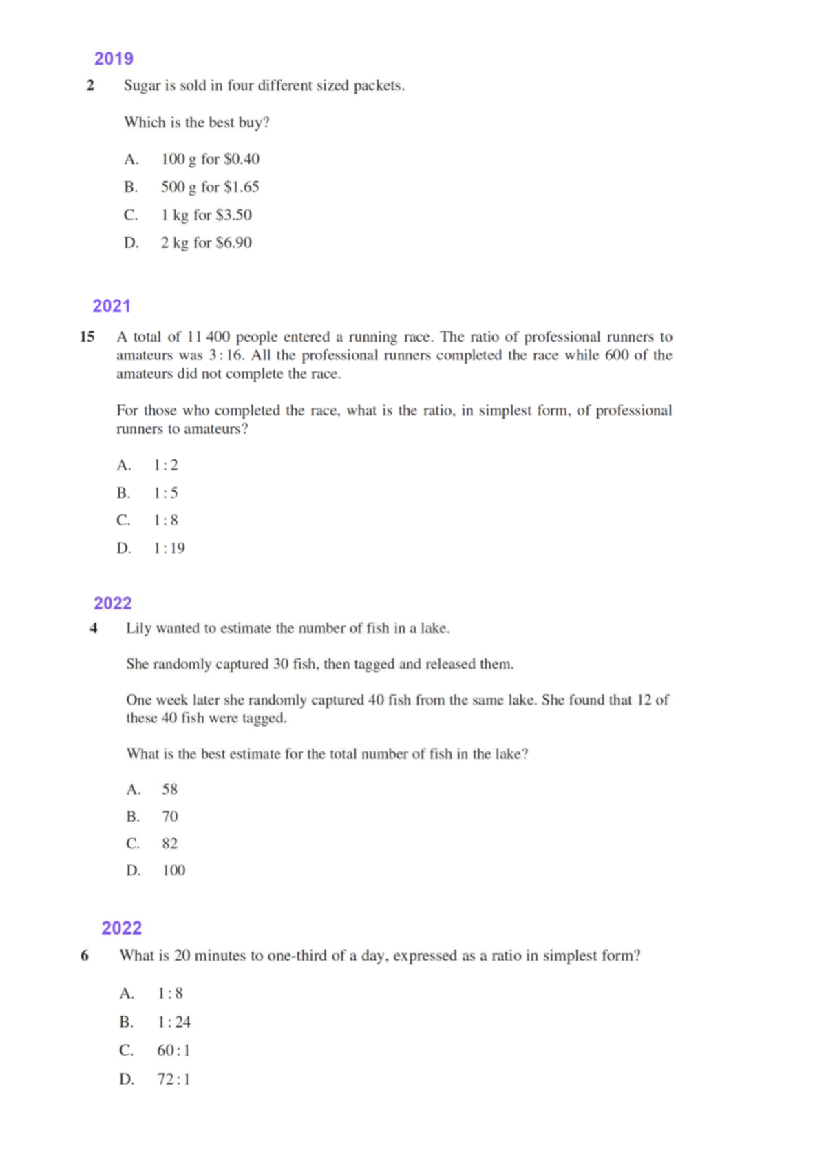 HSC Questions: Math Concepts and Problem Solving Techniques - Studocu