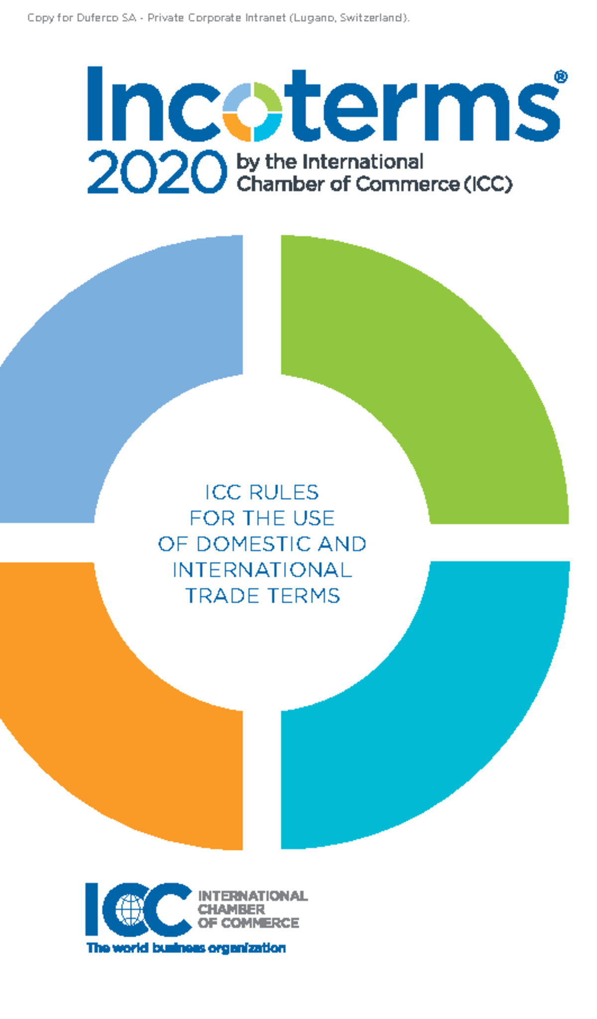 Incoterms® 2020 Overview and Usage Guidelines - ENG Duferco - Studocu