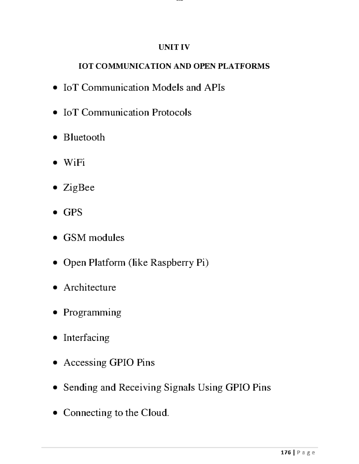 CS3691UNIT 4 - good - UNIT IV IOT COMMUNICATION AND OPEN PLATFORMS ...