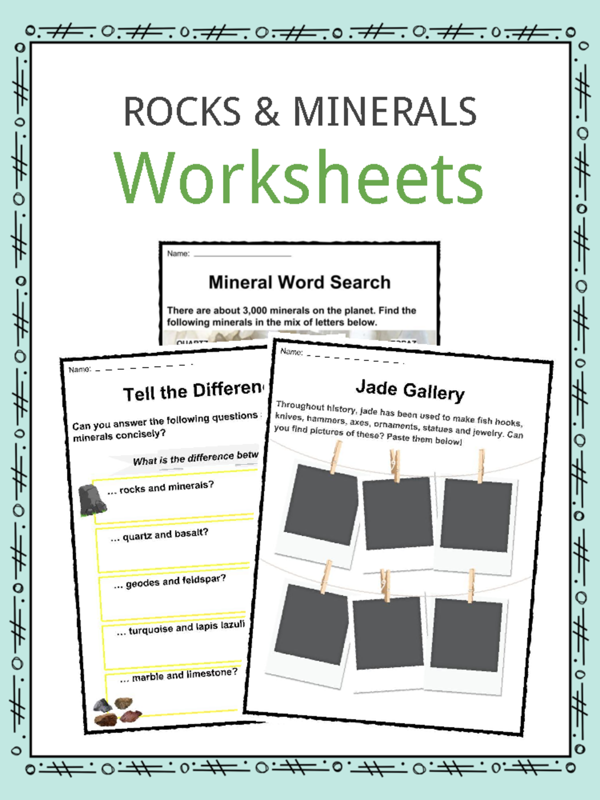 Rocks and Minerals WS: Engaging Activities and Fun Facts - Studocu