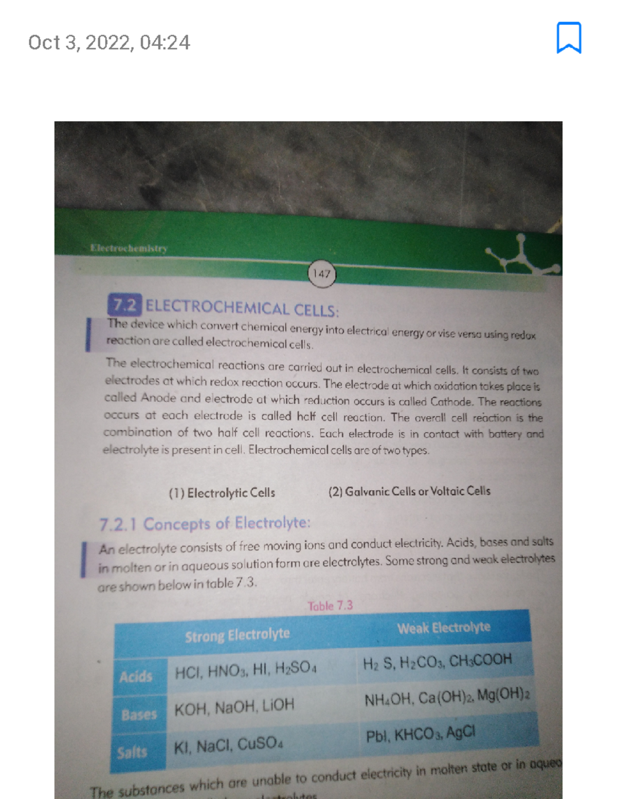 Electrochemical Cells: Principles and Applications Study Guide - Studocu