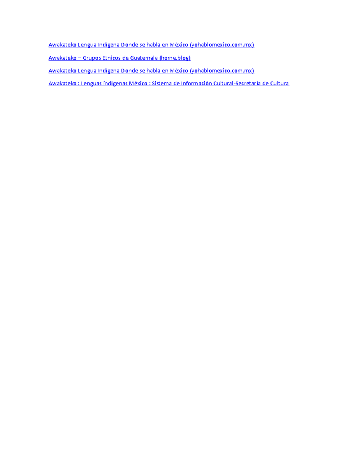 3. Investigación Lenguas Originarias - Awakateko Lengua Indígena Donde ...