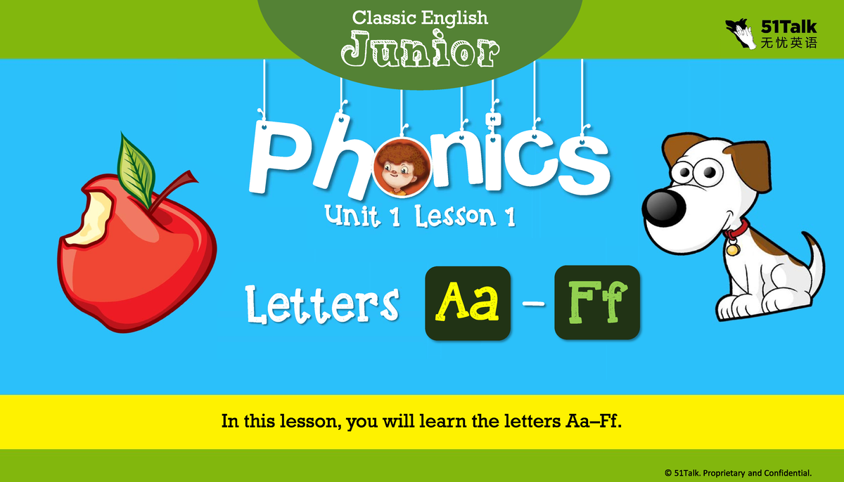 CEJr Phonics Level 1 Lesson 1: Learning Letters Aa to Ff - Studocu