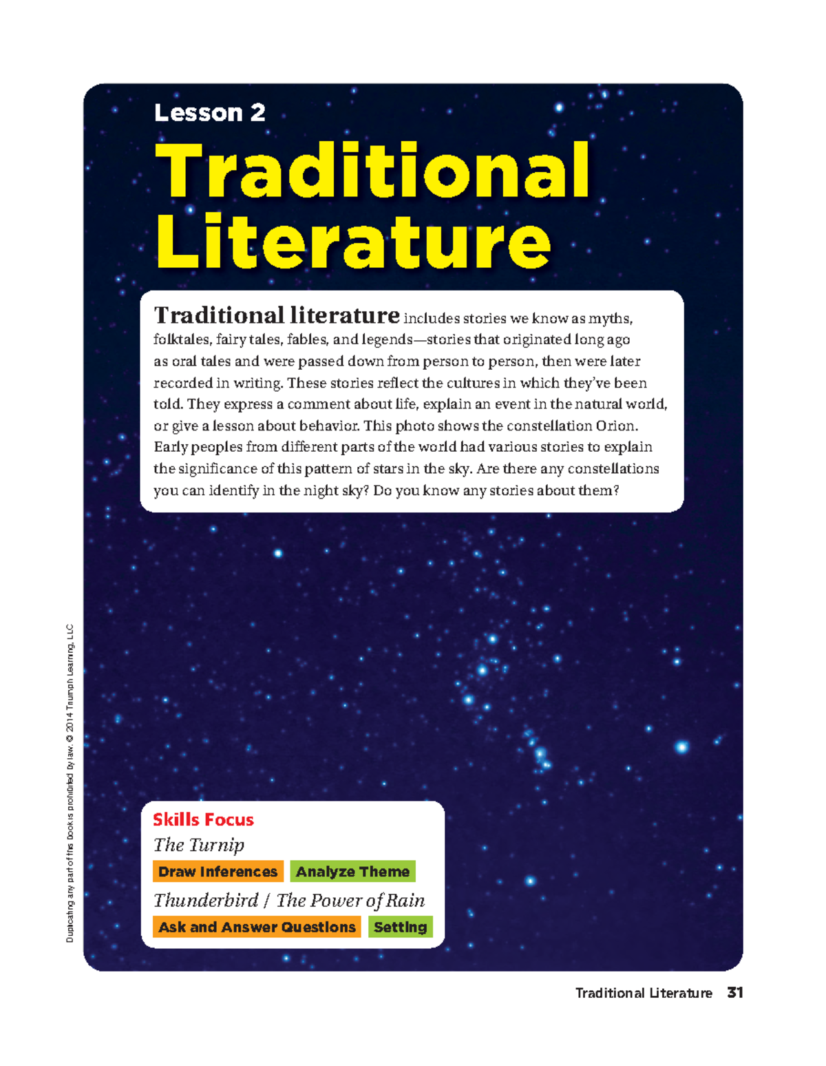 Summer ELA Packet -Rising 8th grade Literary Packet - Skills Focus The ...