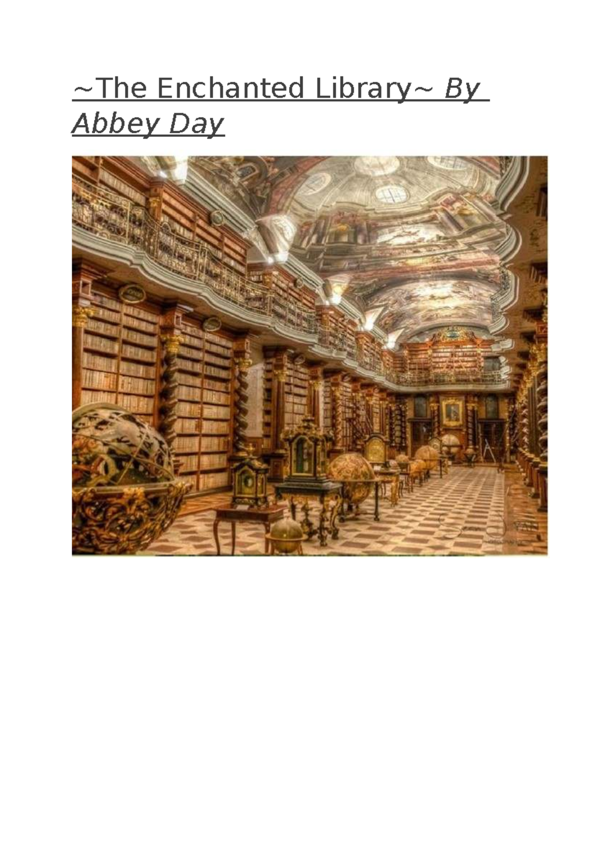 Enchanted Library Adventure - Practice Assessment (A Level) - Studocu