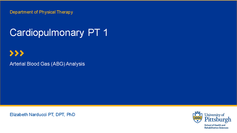 PT 1 Arterial Blood Gas (ABG) Analysis: Compensatory States Explained ...