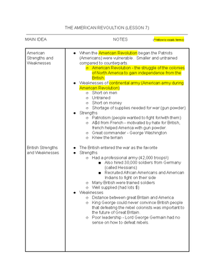 Grade 8 Lesson 3 (The English Colonies) - THE ENGLISH COLONIES IN NORTH ...