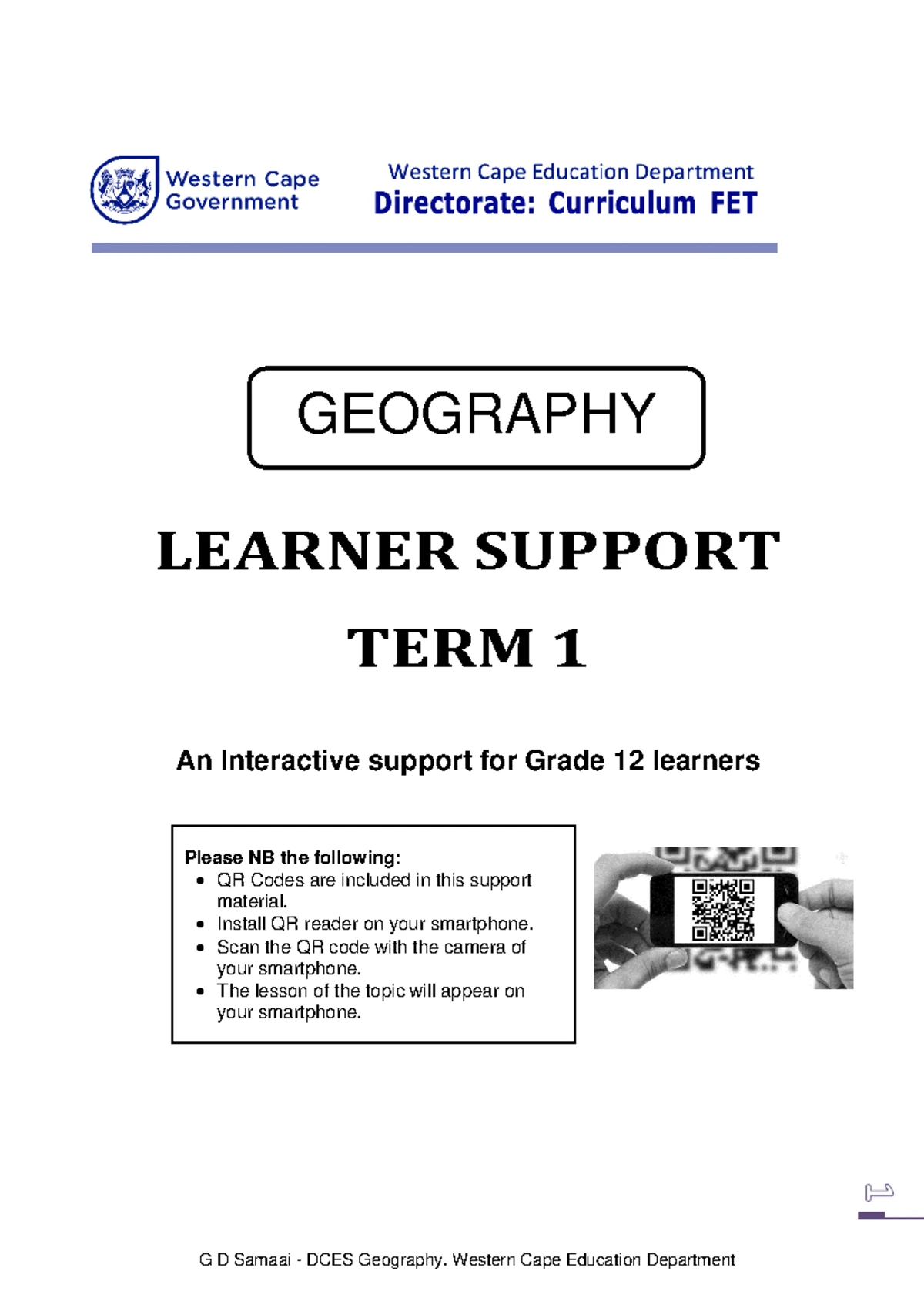 Revision Guide for GR 11 Term 1: GIS & Mapwork Techniques - Studocu
