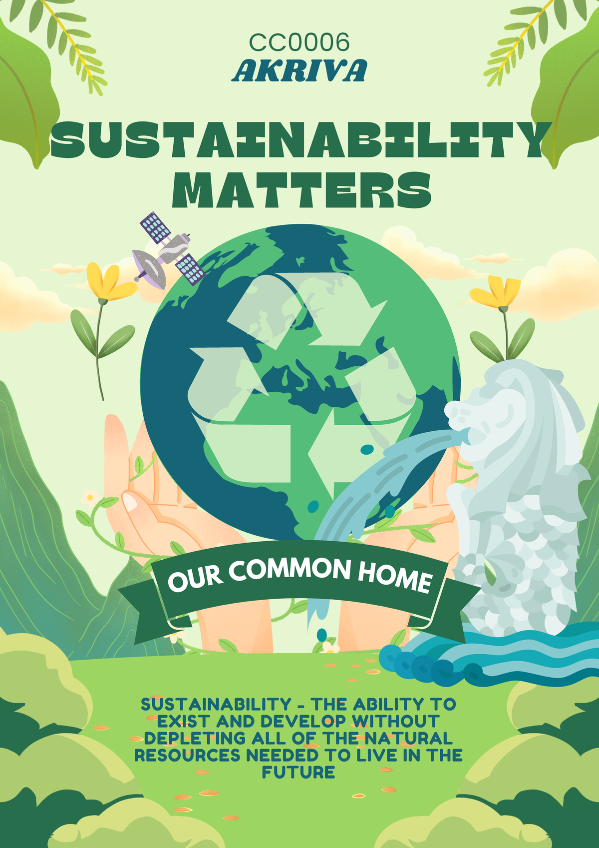 Sustaiinability - Poster - CC0006 - SUSTAINABILITY MATTERS O U R CO M M ...