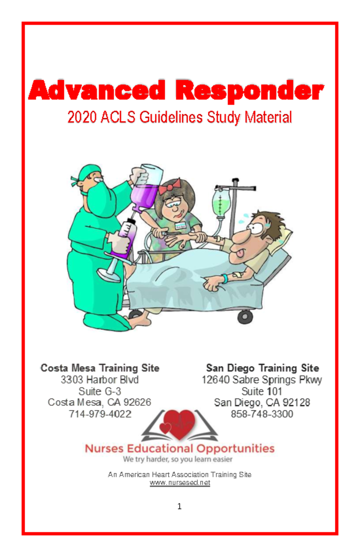 ACLS Prestudy 2020 Guidelines Student Email-2 - Advanced Responder 2020 ...