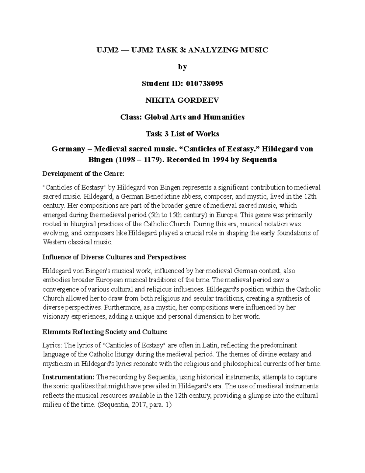 Resubmission - Task 3 for D198 Global Arts and Humanities - UJM2 — UJM2 ...