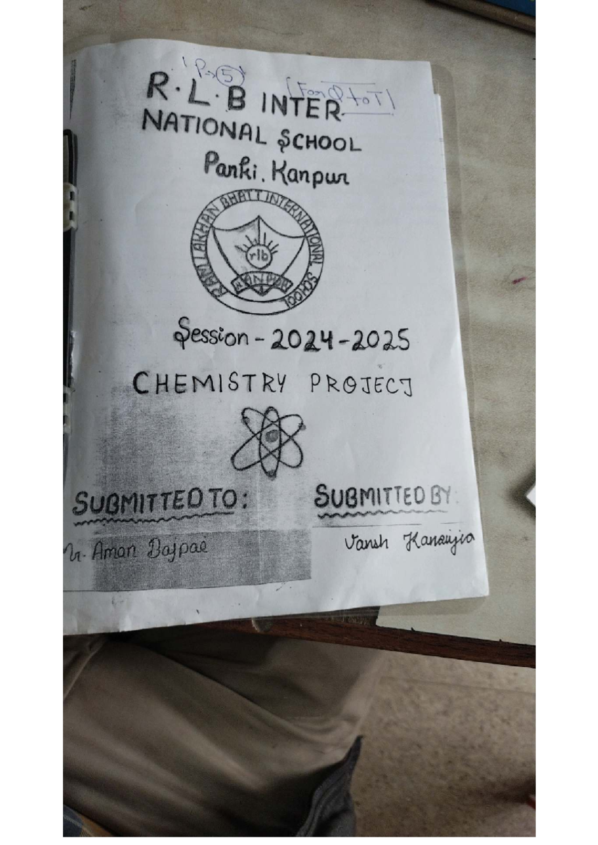 Chemistry Project: Rate of Fermentation Study (R.L.B INTER) - Studocu
