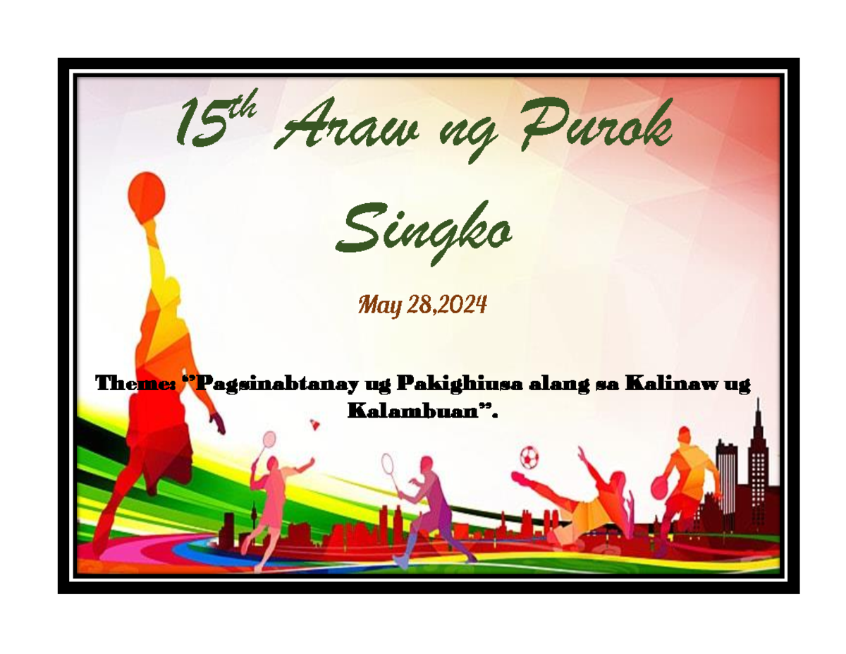 Tarpaulin - HAHAHAHAH - Calculus - 15 th Araw ng Purok Singko Theme ...
