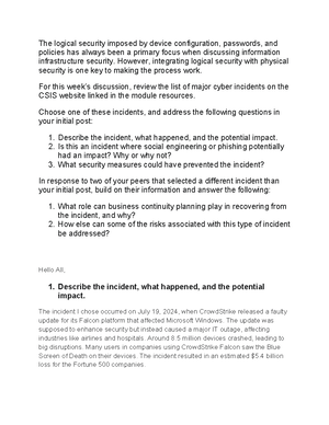 IT 253 - Module Five - 5-2 Project One Memo Template - IT 253 Project ...