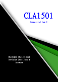 CLA1501 - Unisa - COMMERCIAL LAW - Studocu