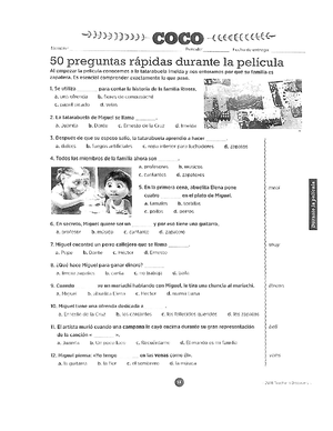 [Solved] Read and match each incomplete sentence with the correct word or - Spanish - Studocu