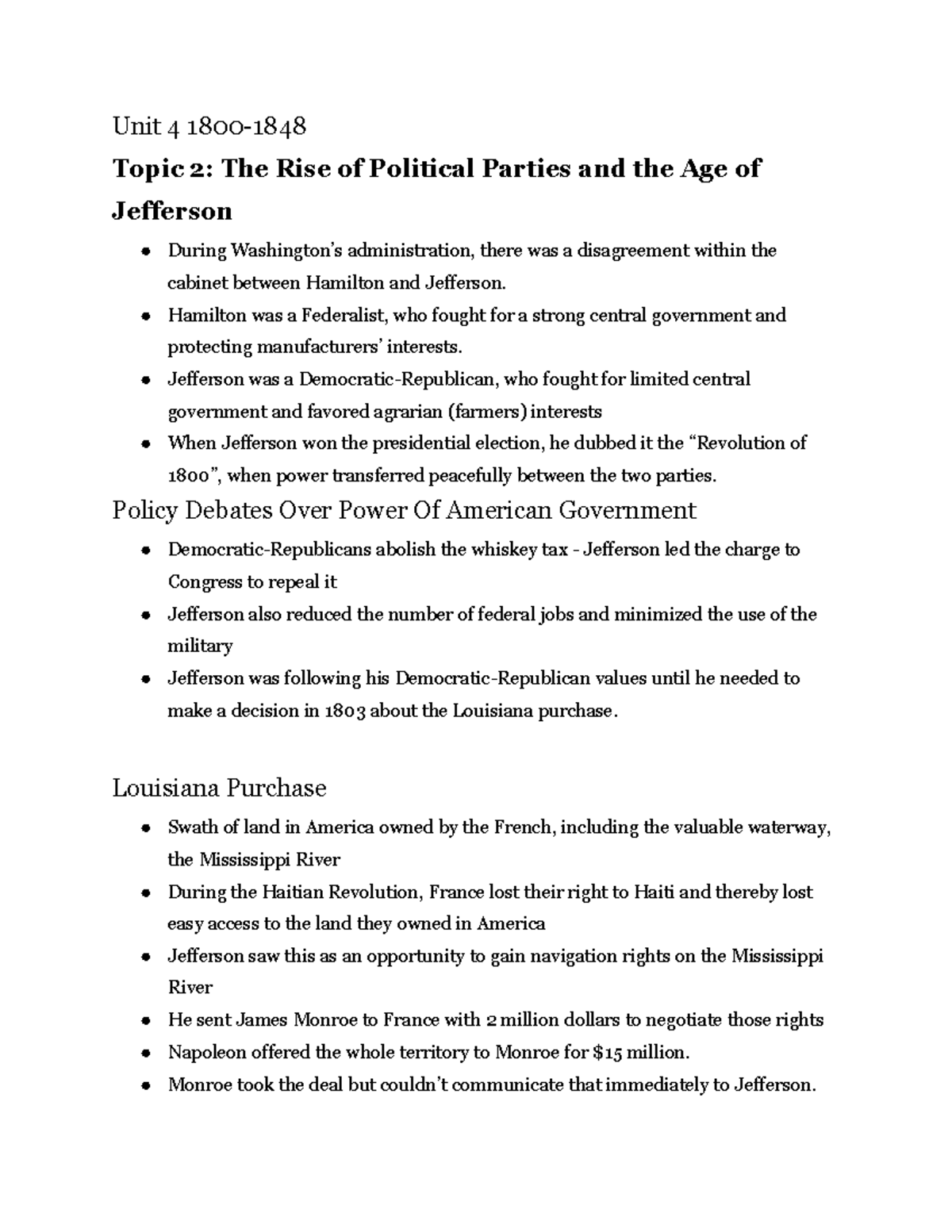 US History 1800-1848: Political Parties, Expansion, and Reforms ...