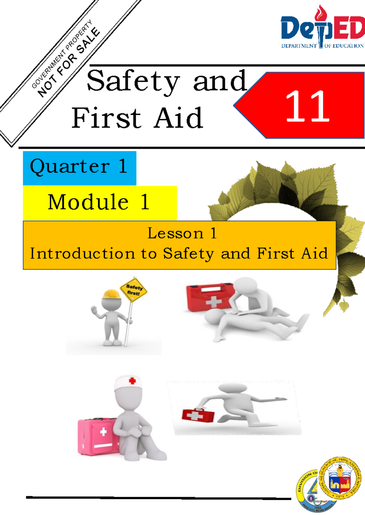 Safety and First Aid in Sports - Grade 11 Q1 M1 Lesson Notes - Studocu