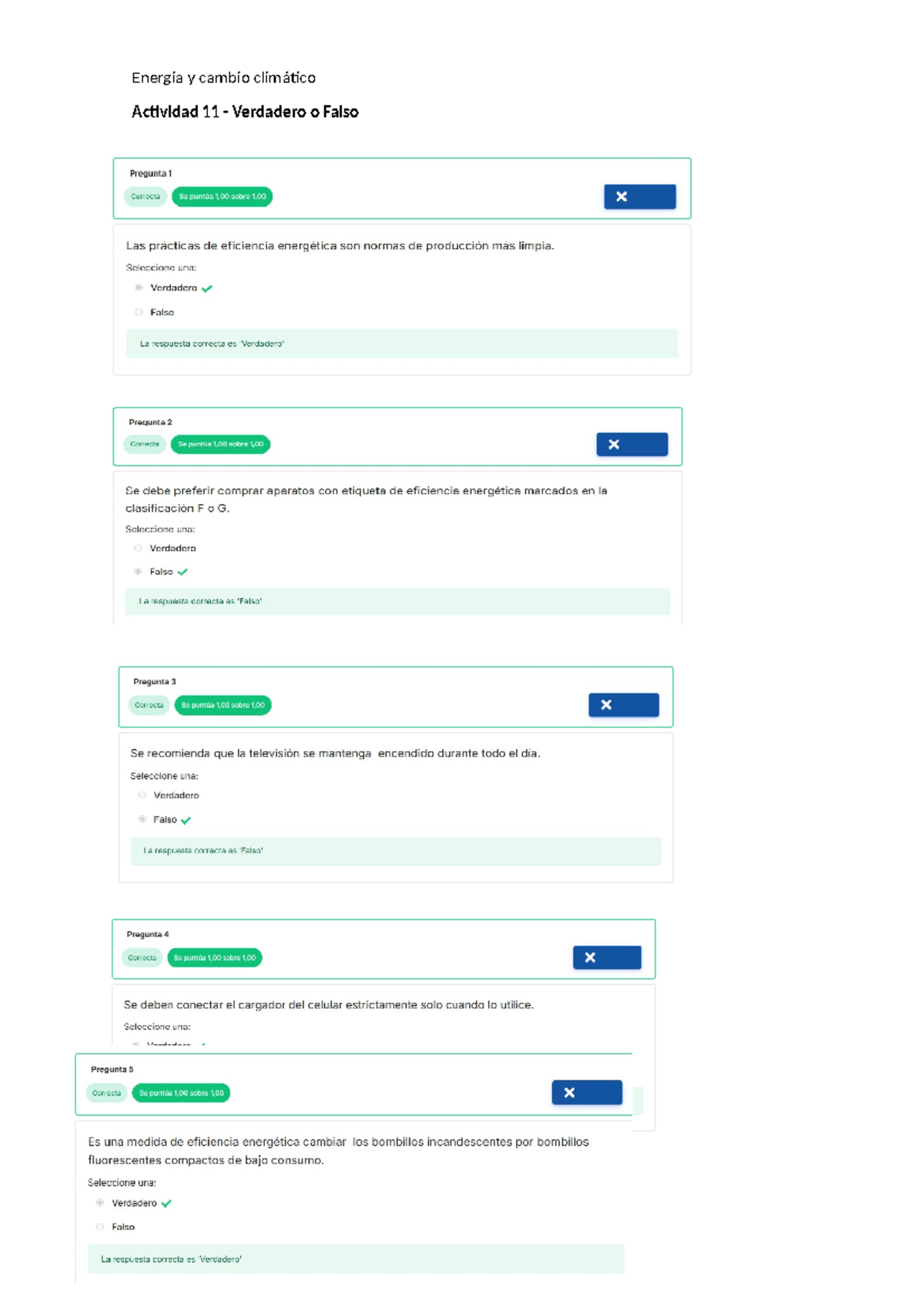 Energia y cambio climático actividad 11 - Studocu