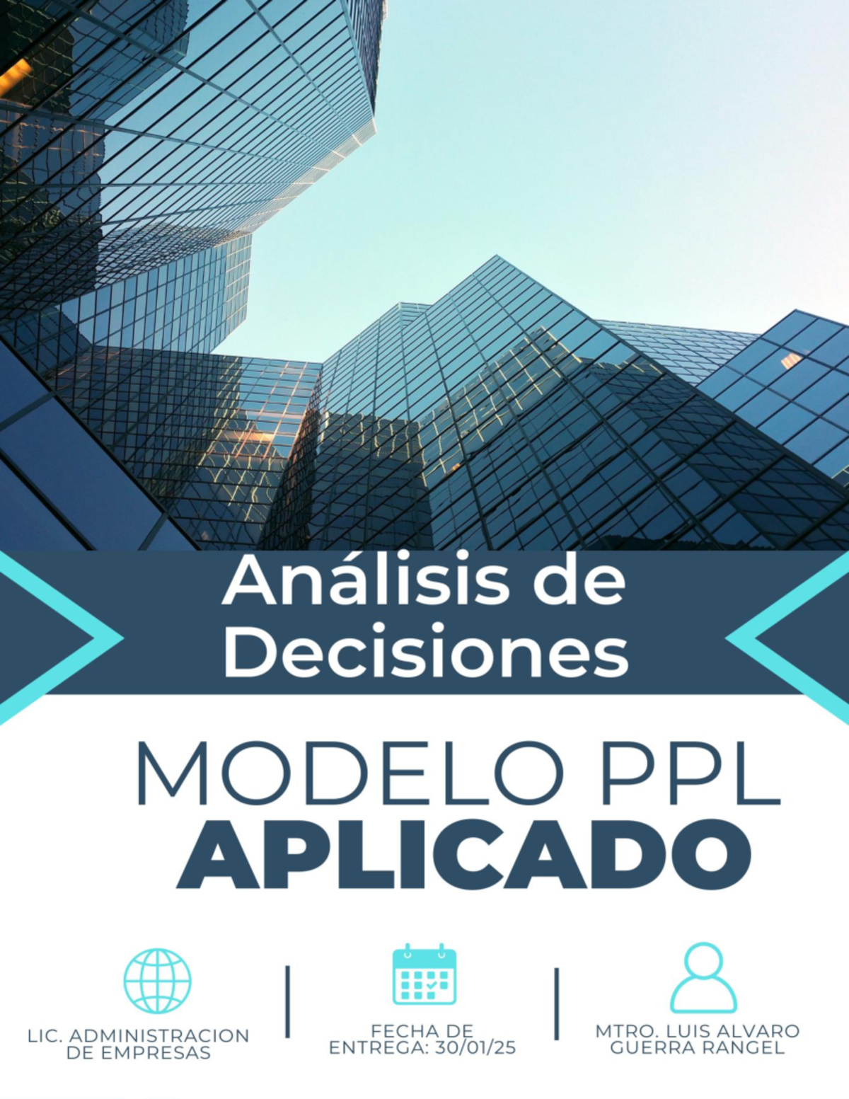 Modelo de Programación Lineal PPL para Optimización Empresarial - Studocu