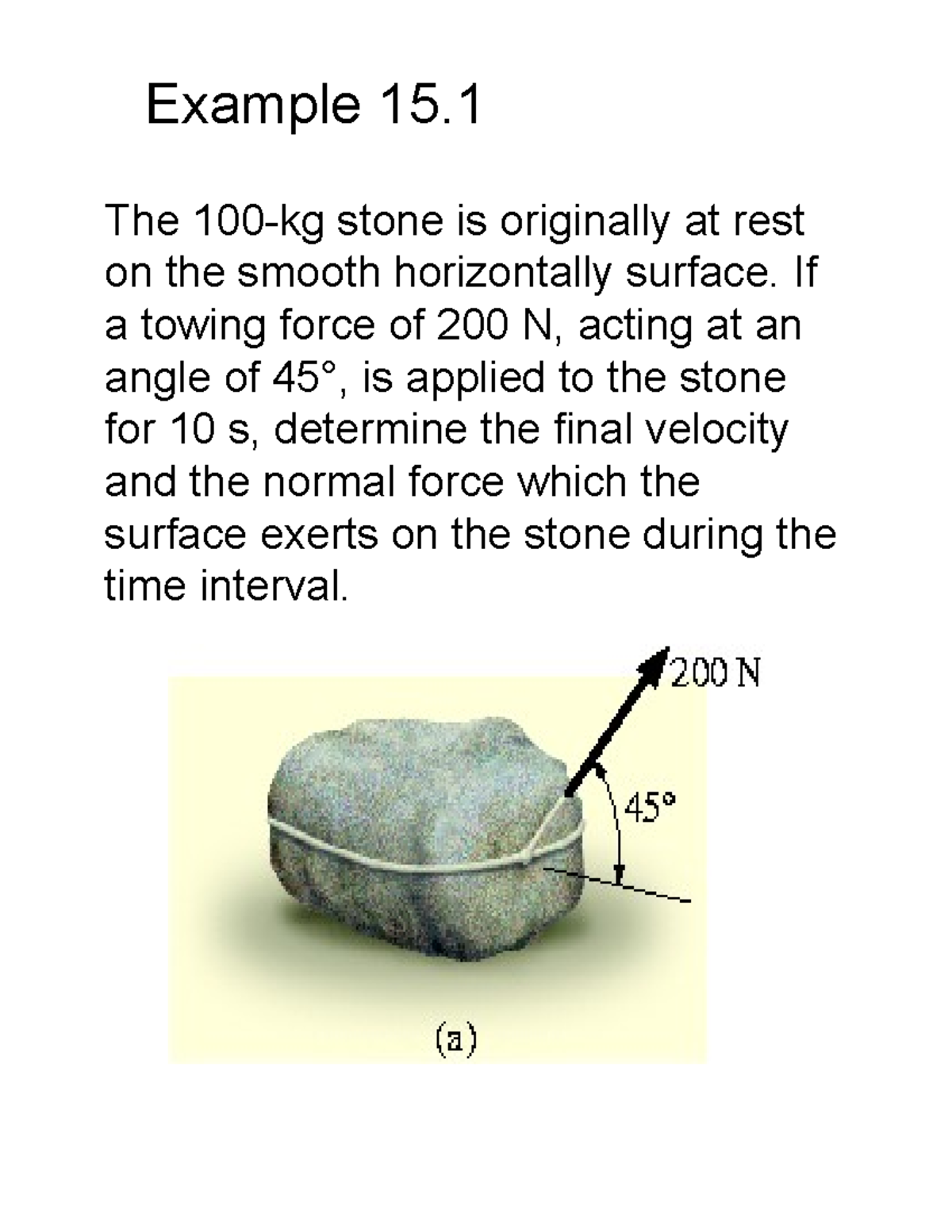 Impulse Momentum Examples and Calculations in Physics - Studocu