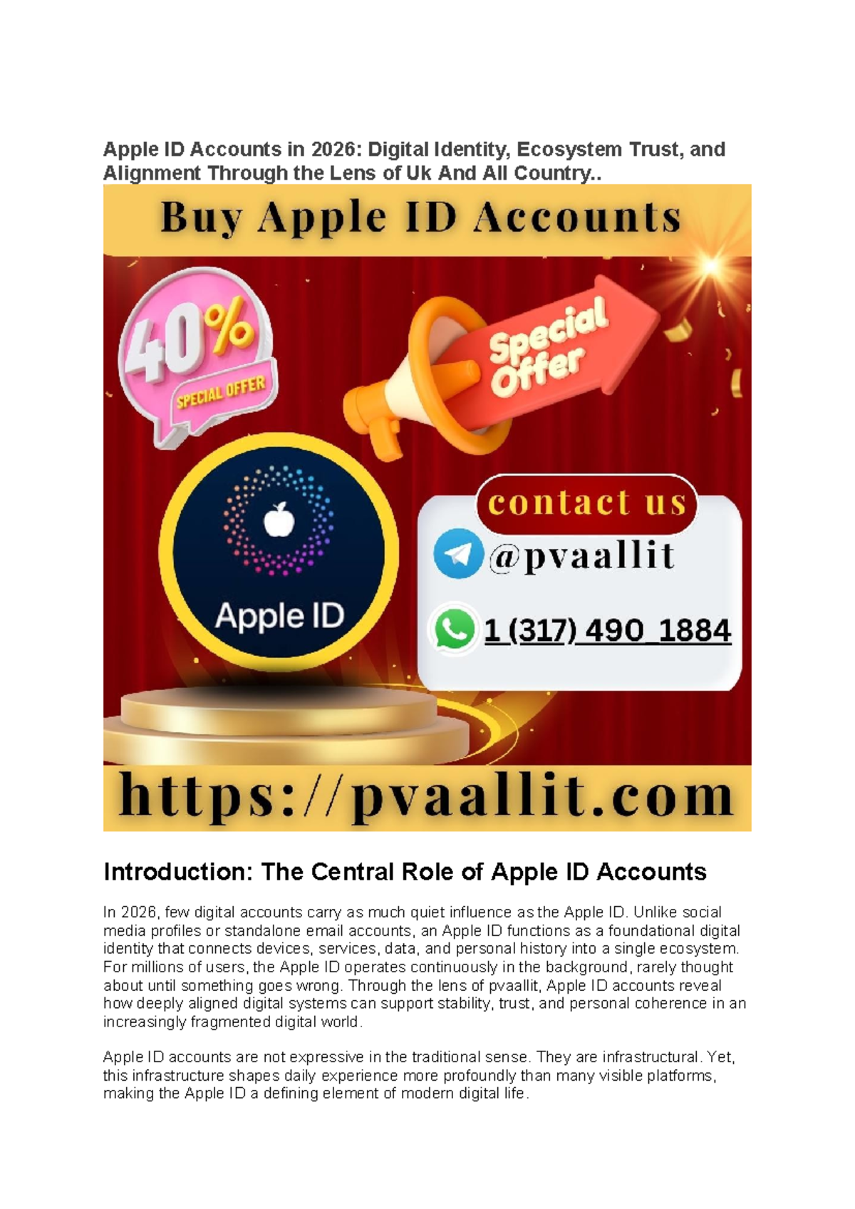 Step-by-Step Guide to Buying Apple ID Accounts: 2026 Insights - Studocu