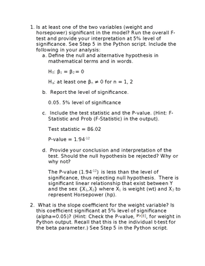 Project Two Report - MAT 243 Project Two Summary Report Richard Horveil ...